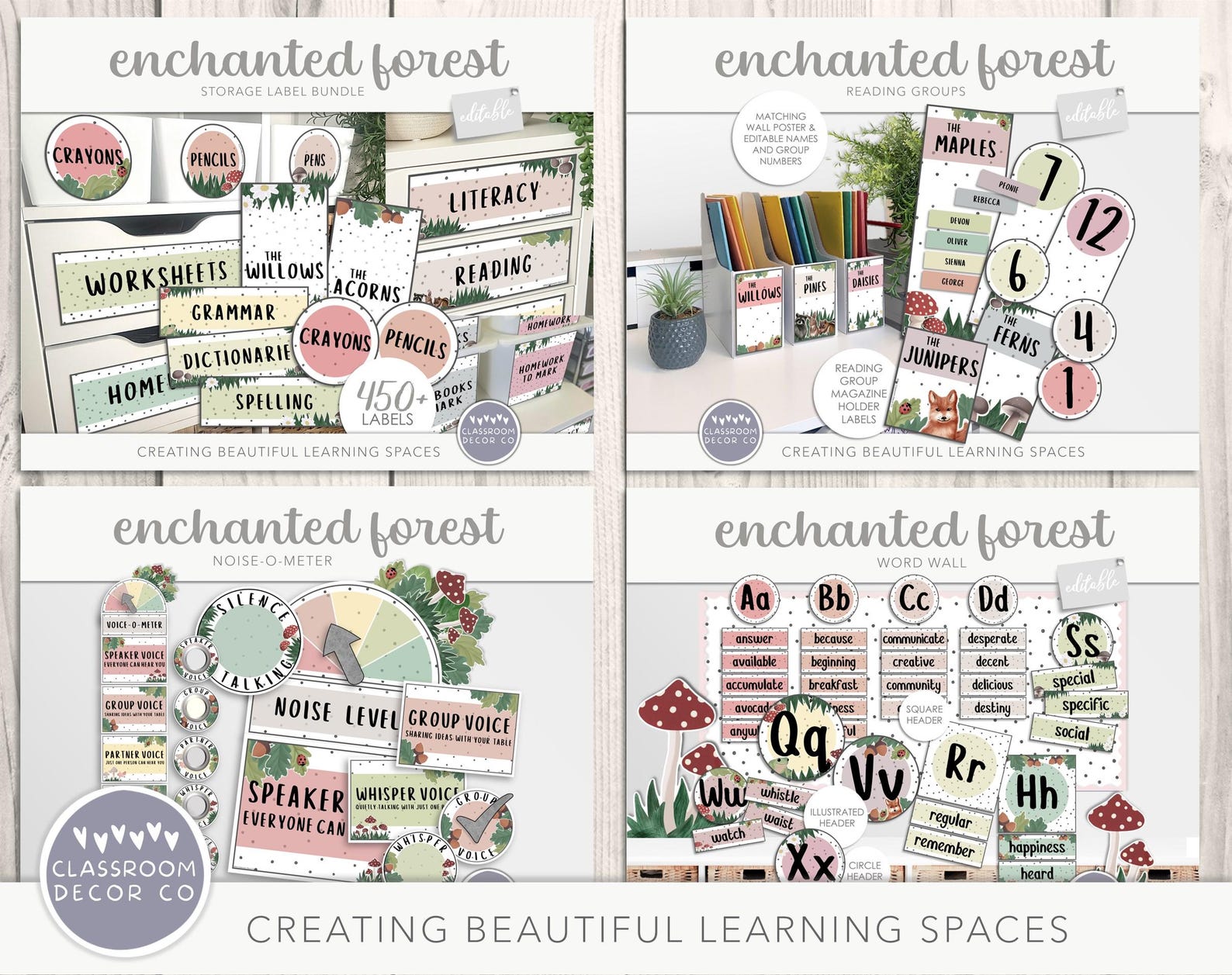Enchanted Forest Complete Classroom Display Bundle | Magical Woodland ...