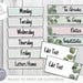 EUCALYPTUS Teacher Trolley Labels, 10 Drawer Rolling Cart Label Bundle ...