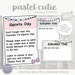 PASTEL CUTIE Classroom Door Display, Customizable Display, Welcome to ...
