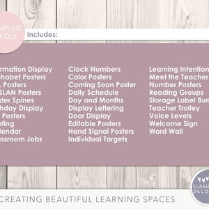 DOTTY BOHO Complete Classroom Display Label Bundle, Neutral Classroom ...