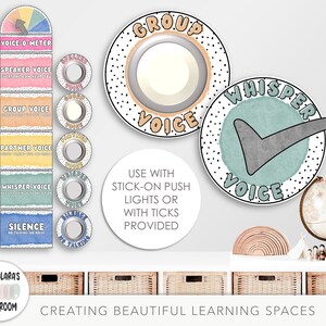 DOTTY WATERCOLOR Noise-o-meter, Voice Levels Display, Noise Levels ...