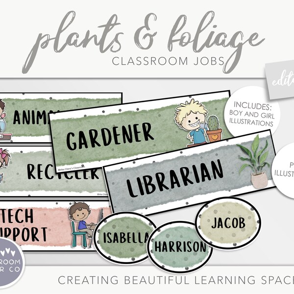 Class Jobs Clipart - Etsy