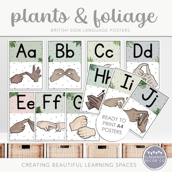 Children's Sign Language - Etsy UK