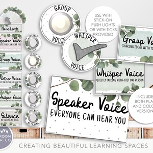 EUCALYPTUS Noise-o-meter, Voice Noise Level Display, Classroom Behavior ...