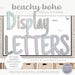 BEACHY BOHO Classroom Door Display, Customizable Display, Classroom ...