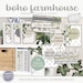 BOHO FARMHOUSE Storage Label Bundle, Classroom Organization Labels ...