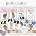 PASTEL CUTIE Color Posters, Classroom Printables, Pastel Classroom ...