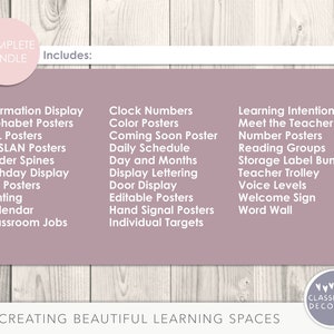 DOTTY BOHO Complete Classroom Display Label Bundle, Neutral Classroom ...