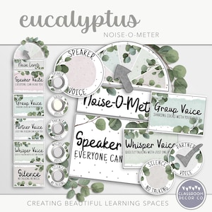 EUCALYPTUS Noise-o-meter, Voice Noise Level Display, Classroom Behavior ...