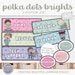 POLKA DOTS ‘BRIGHTS’ Birthday Display, Celebration Classroom Display ...