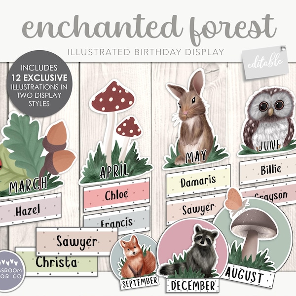 Woodland Classroom Theme - Etsy