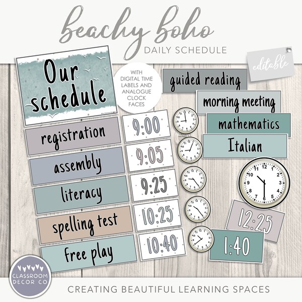 Coastal Classroom Decor - Etsy