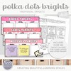 POLKA DOTS ‘BRIGHTS’ Alphabet Posters, Classroom Letters Display ...