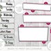EUCALYPTUS Teacher Trolley Labels, 10 Drawer Rolling Cart Label Bundle ...