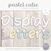 PASTEL CUTIE Classroom Door Display, Customizable Display, Welcome to ...