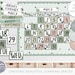 PLANTS & FOLIAGE Classroom Calendar, Modern Plants Classroom Calendar ...