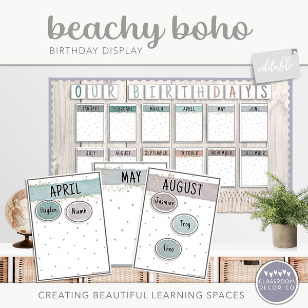 Boho Classroom Decor - Etsy