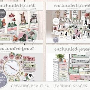 Enchanted Forest Complete Classroom Display Bundle | Magical Woodland ...
