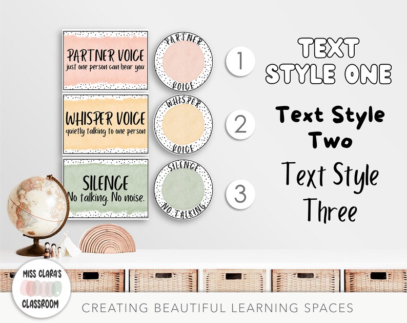 DOTTY BOHO Noise-o-meter Voice Levels Display Noise Levels - Etsy