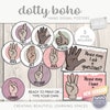 DOTTY BOHO Daily Schedule, Visual Timetable, Classroom Printables ...