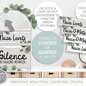 EUCALYPTUS Noise-o-meter, Voice Noise Level Display, Classroom Behavior ...