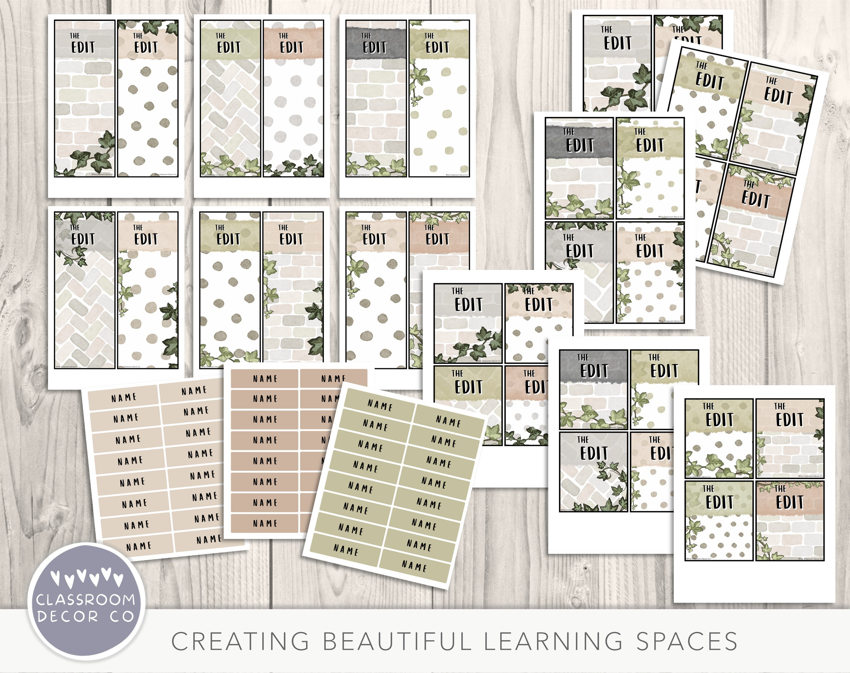 BOHO FARMHOUSE Reading Groups Labels, Classroom Group Organization ...