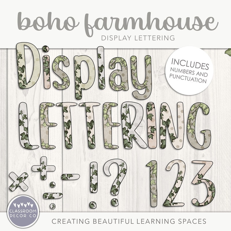 Farmhouse Letters - Etsy