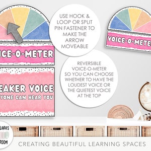 DOTTY WATERCOLOR Noise-o-meter, Voice Levels Display, Noise Levels ...