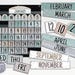 BEACHY BOHO Classroom Calendar, Modern Boho Display, Neutral Decor ...