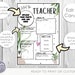 PLANTS & FOLIAGE Meet the Teacher, Customizable Teacher Fact File ...