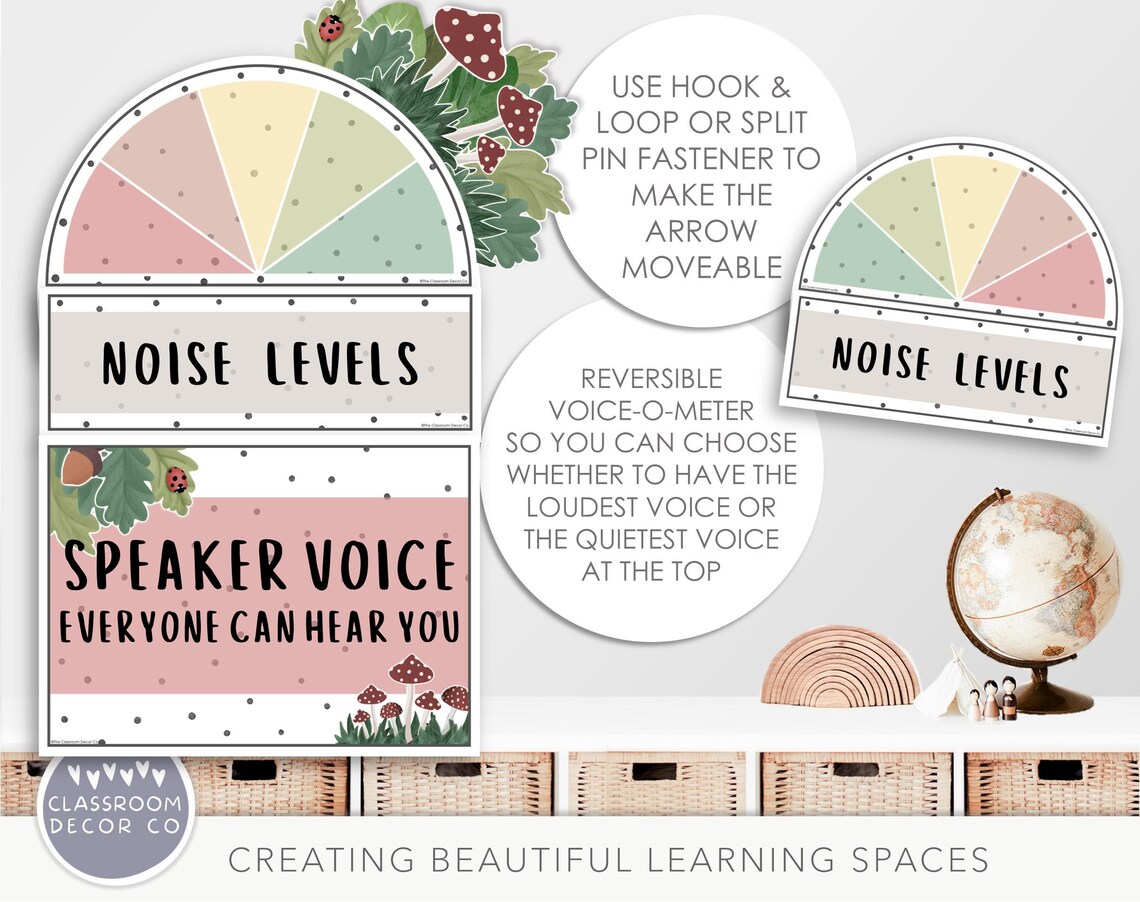 ENCHANTED FOREST Noise-o-meter, Voice Level Display, Noise Volume Level ...