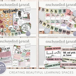 Enchanted Forest Complete Classroom Display Bundle | Magical Woodland ...