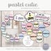 PASTEL CUTIE Color Posters, Classroom Printables, Pastel Classroom ...