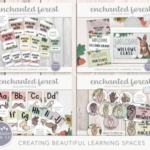 Enchanted Forest Complete Classroom Display Bundle | Magical Woodland ...