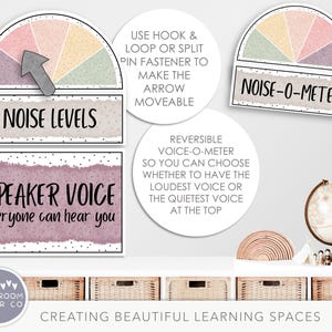 DOTTY BOHO Noise-o-meter, Voice Levels Display, Noise Levels Display ...