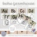 BOHO FARMHOUSE Storage Label Bundle, Classroom Organization Labels ...