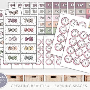 DOTTY BOHO Daily Schedule, Visual Timetable, Classroom Printables ...