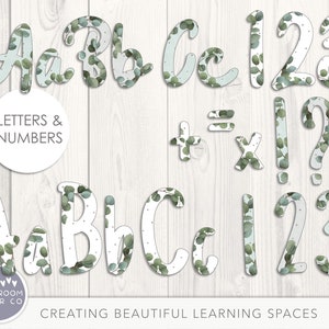 EUCALYPTUS Display Lettering, Custom Classroom Display, Classroom ...
