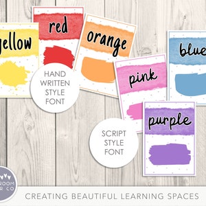 EUCALYPTUS Color Posters, Classroom Printables, Modern Boho Plants ...