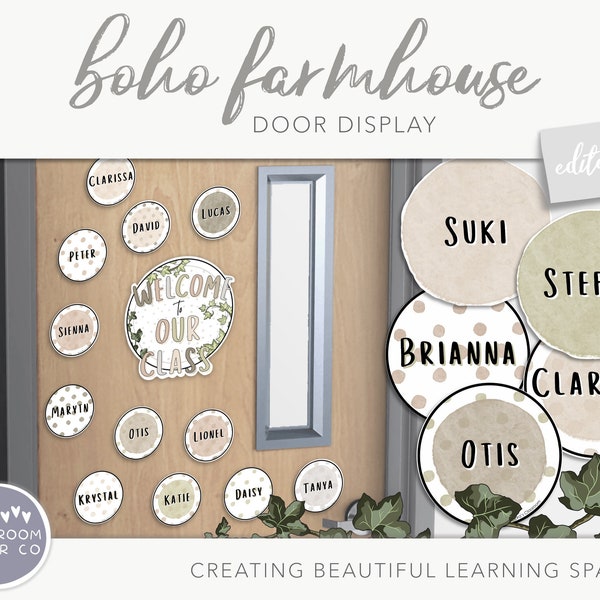 Farmhouse Classroom - Etsy