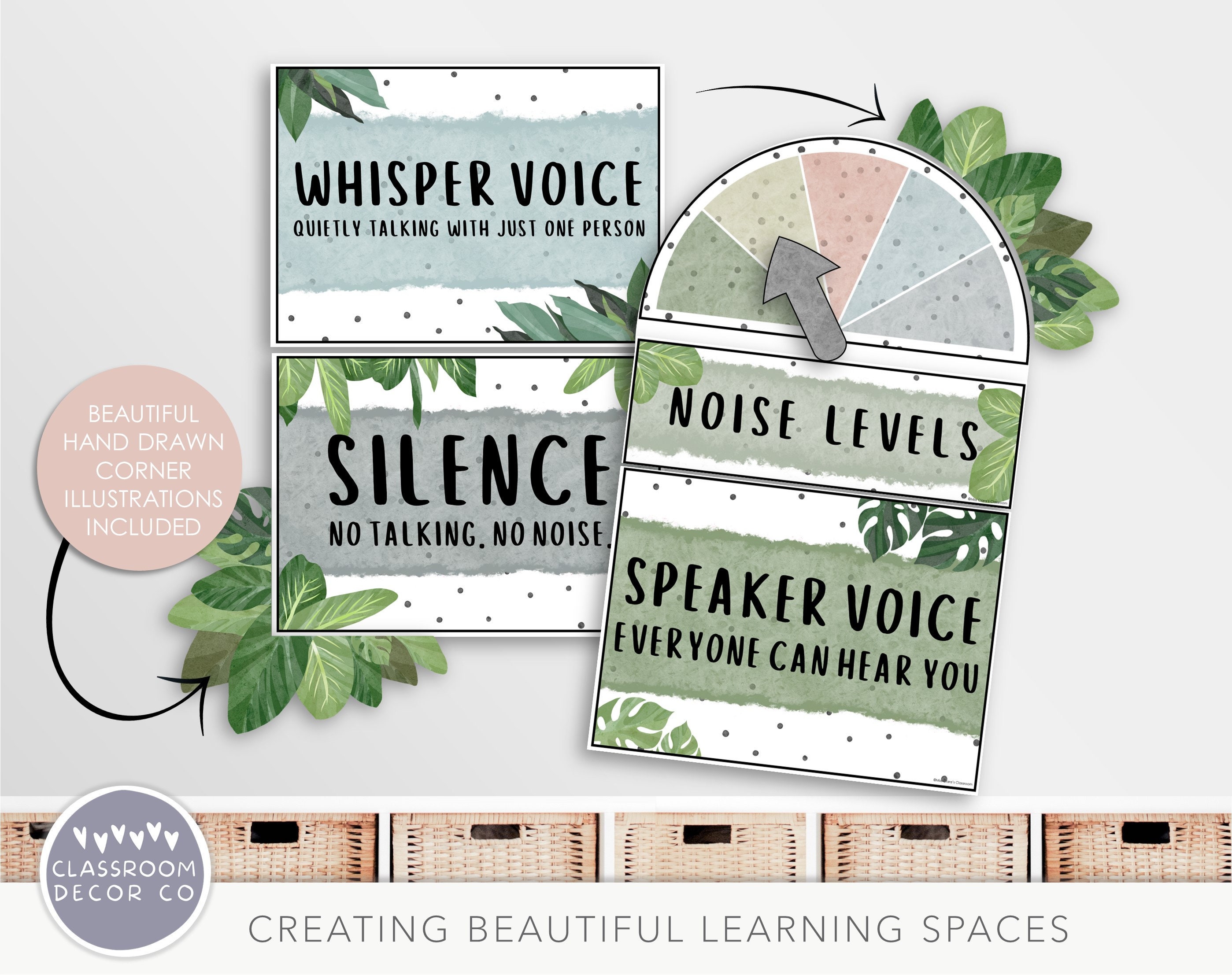 PLANTS & FOLIAGE Noise-o-meter, Voice Level Display, Noise Level ...