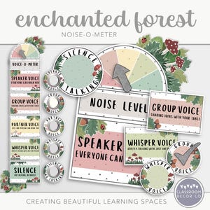 ENCHANTED FOREST Noise-o-meter, Voice Level Display, Noise Volume Level ...