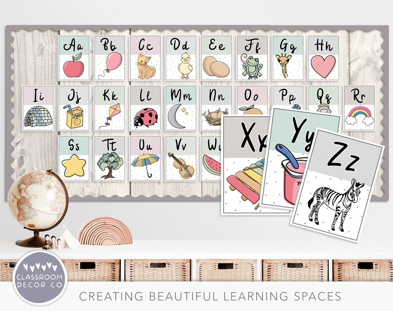 EUCALYPTUS Alphabet Posters Classroom Letters Display Letter - Etsy ...