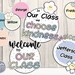 PASTEL CUTIE Classroom Door Display, Customizable Display, Welcome to ...