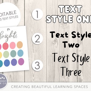 POLKA DOTS ‘BRIGHTS’ Classroom Door Display, Customizable Display ...