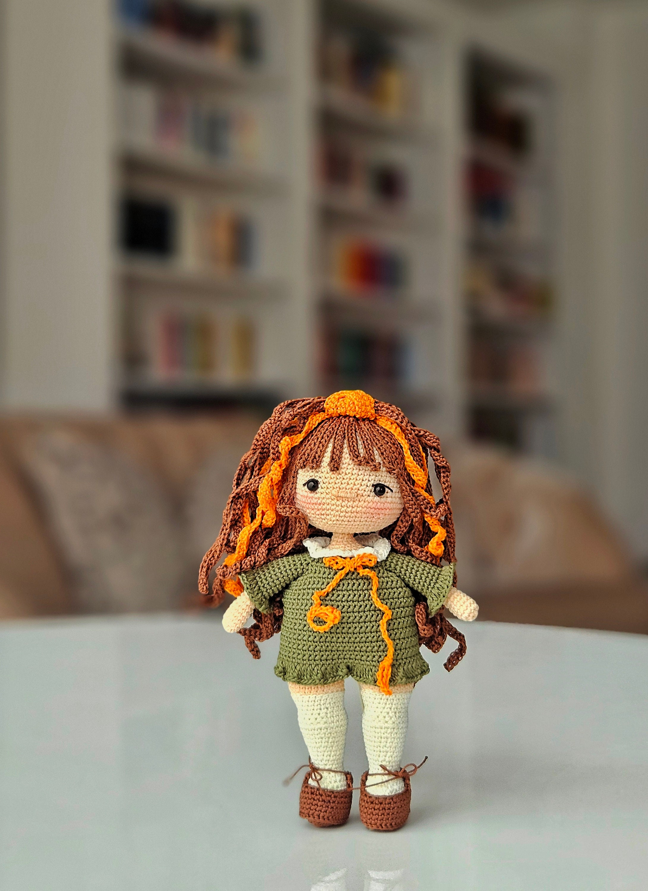 Lena Doll Miniature Amigurumi, Handmade Doll, Christmas Gift, Crochet ...