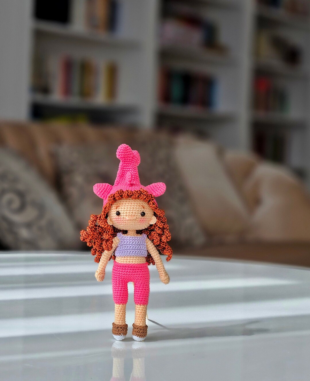 Pam Mini Amigurumi Doll Miniature, Amigurumi Doll, Crochet Doll ...