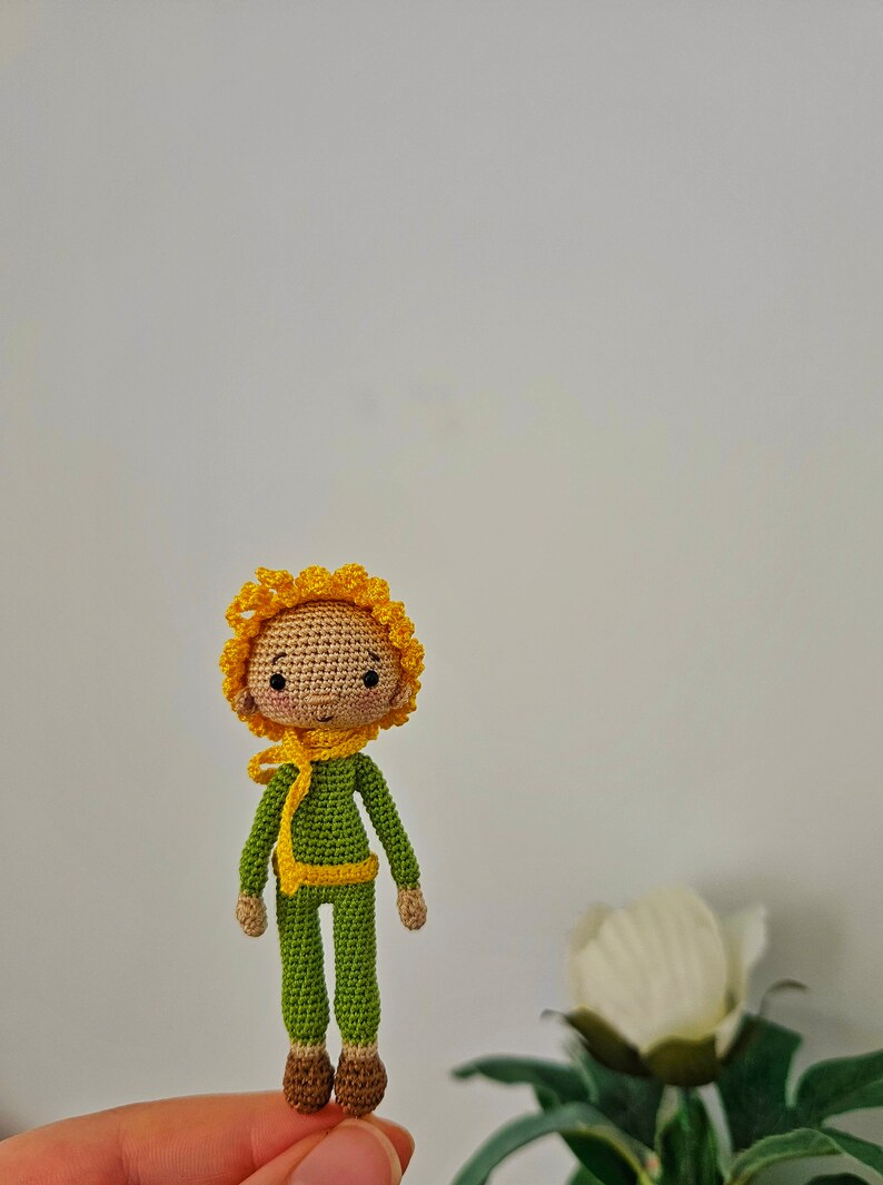 The Little Prince Mini Amigurumi Doll Miniature Character - Etsy