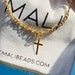 18K Baby Cross Necklace,figaro Chain With Cross,kids Gold Cross ...