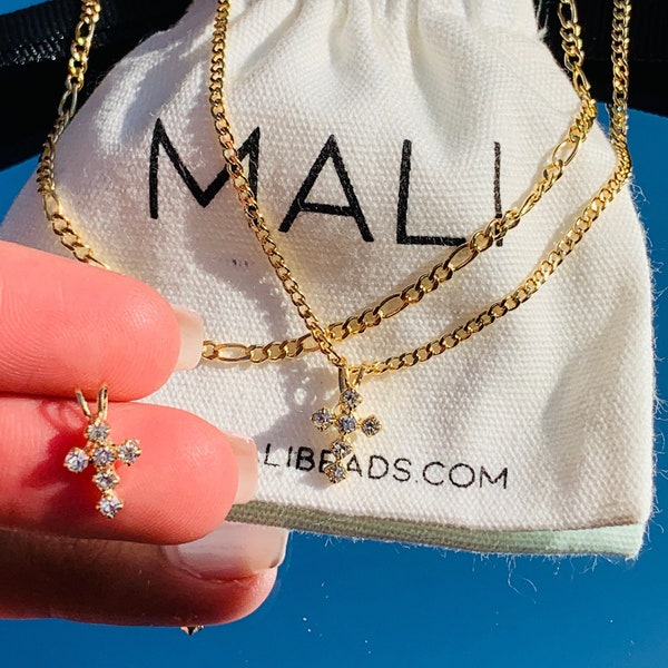 Girls Cross Necklace - Etsy